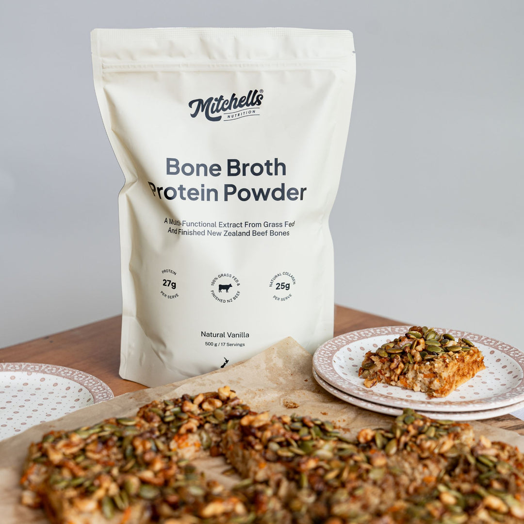 Bone Broth Protein Powder 500g - Vanilla | Mitchells Nutrition