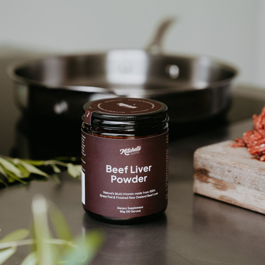 Beef Liver Powder | Grass Fed & Finished NZ Beef | Mitchells Nutrition