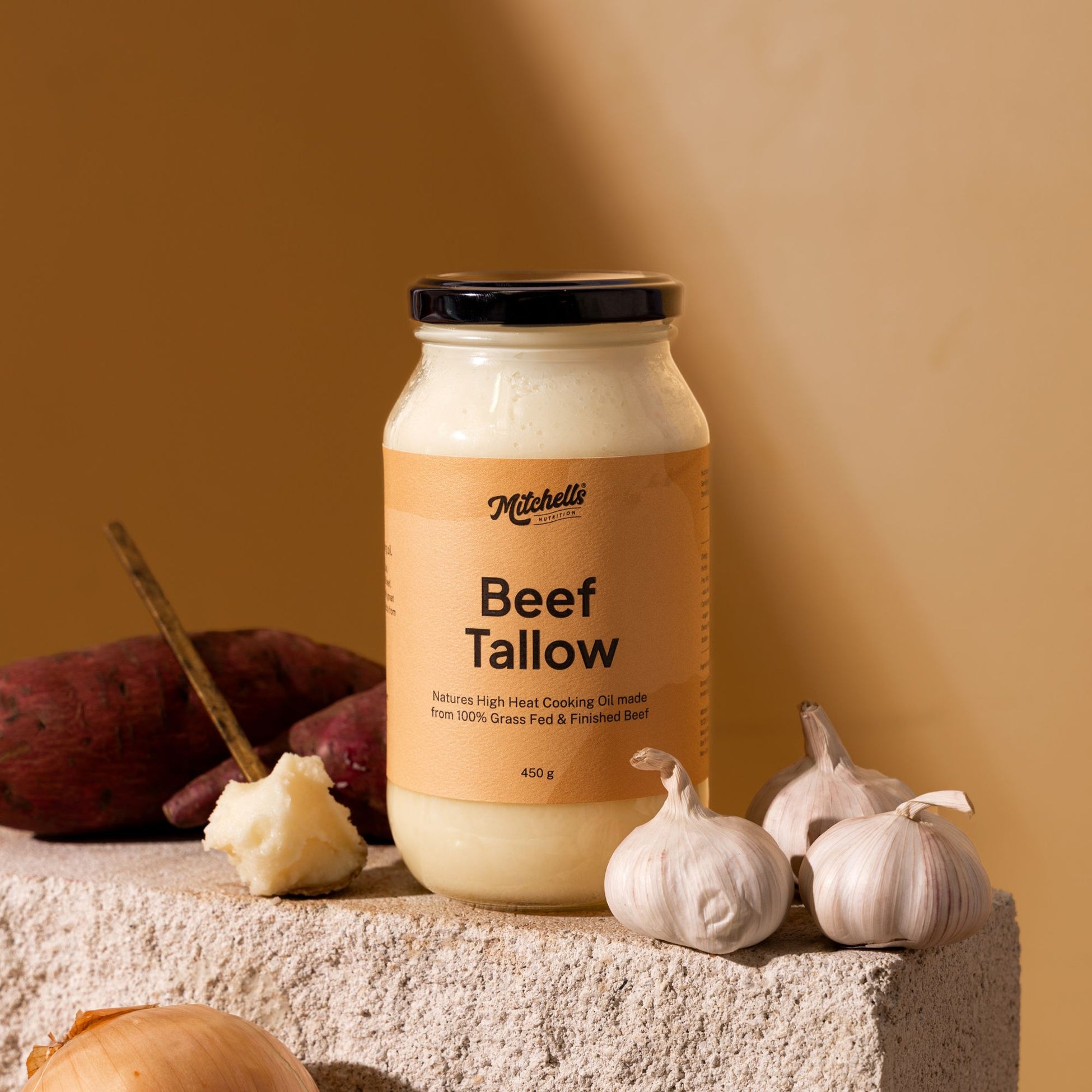 Beef Tallow | High-Heat Cooking Fat | Mitchells Nutrition