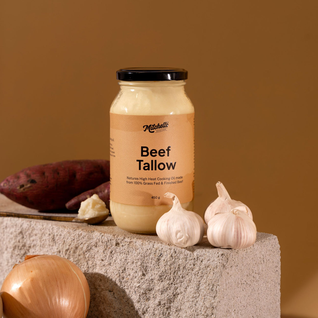 Beef Tallow | High-Heat Cooking Fat | Mitchells Nutrition