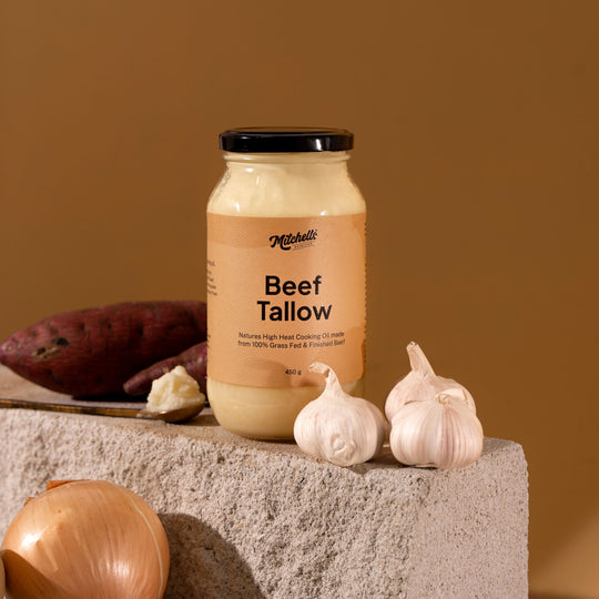 Beef Tallow | High-Heat Cooking Fat | Mitchells Nutrition