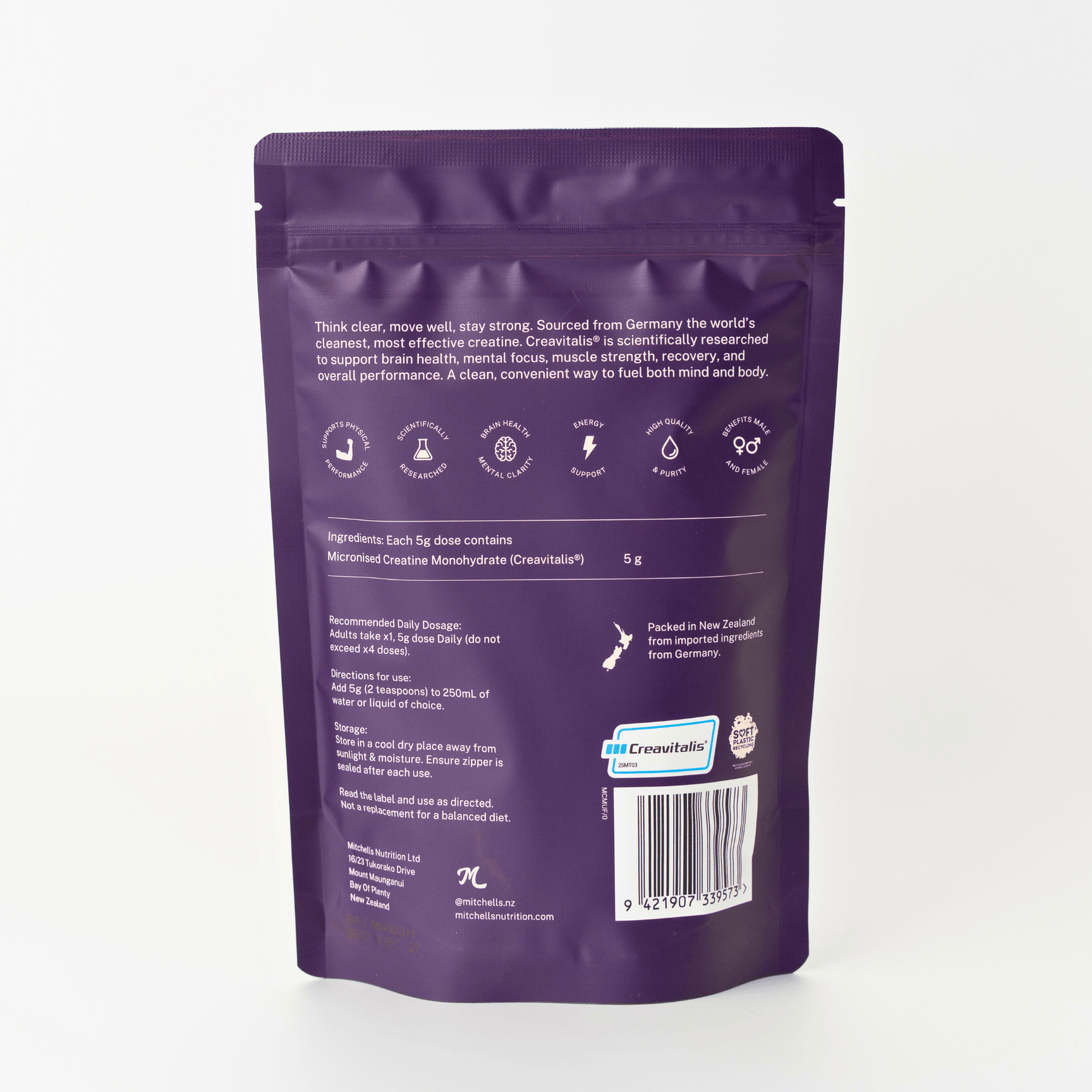 Creavitalis® Creatine Monohydrate | Brain Food | Mitchells Nutrition