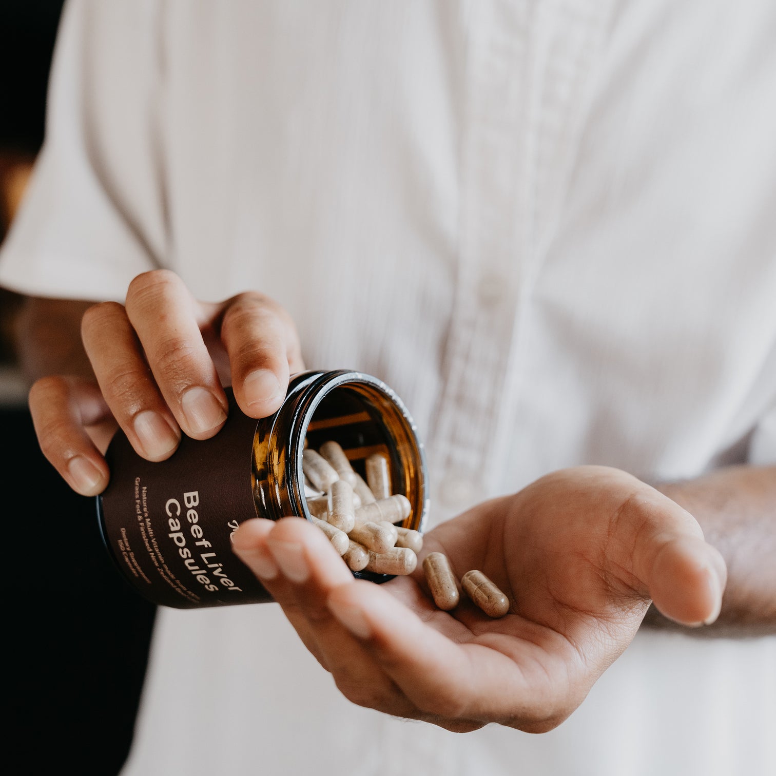 Beef Liver Capsules | Grass Fed & Finished NZ Beef | Mitchells Nutrition