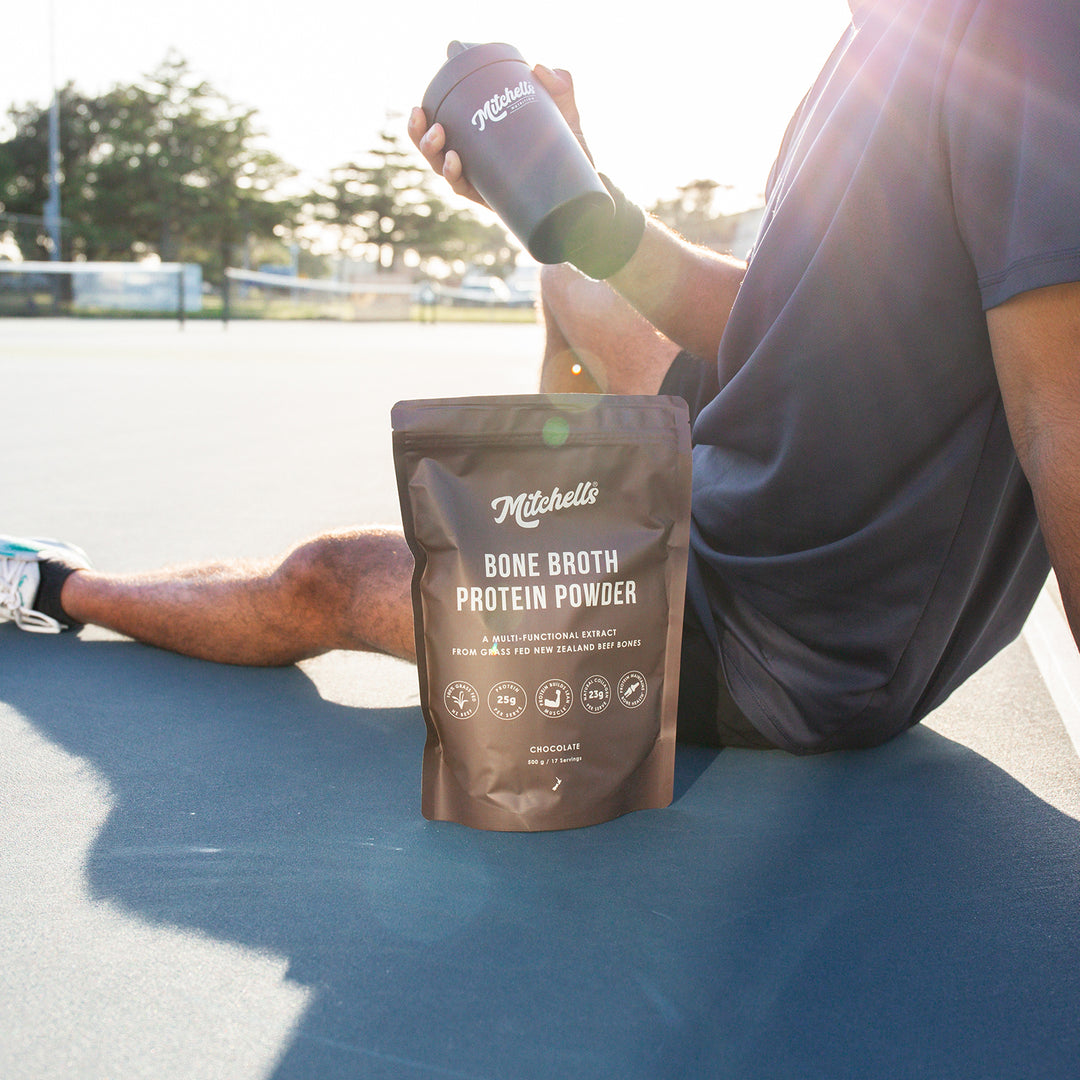 Bone Broth Protein Powder 30g - Chocolate | Mitchells Nutrition