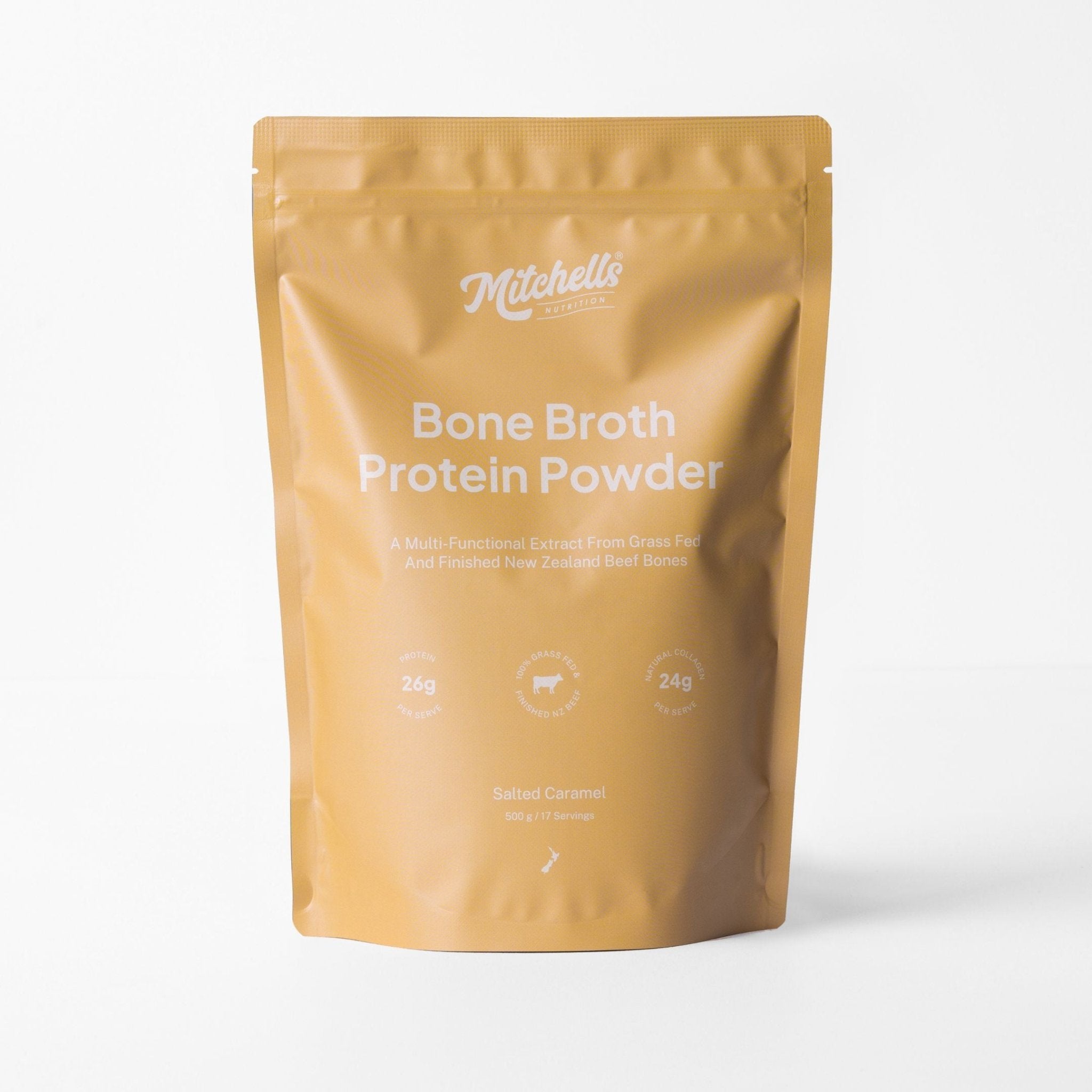 Bone Broth Protein Powder 500g | Vanilla | Mitchells Nutrition