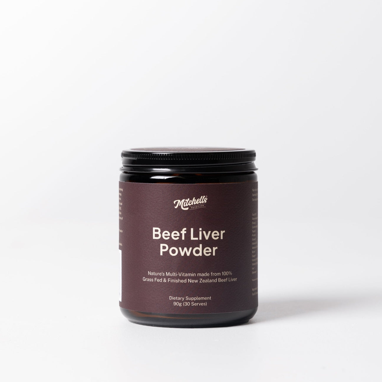 Beef Liver Powder | Grass Fed & Finished NZ Beef | Mitchells Nutrition