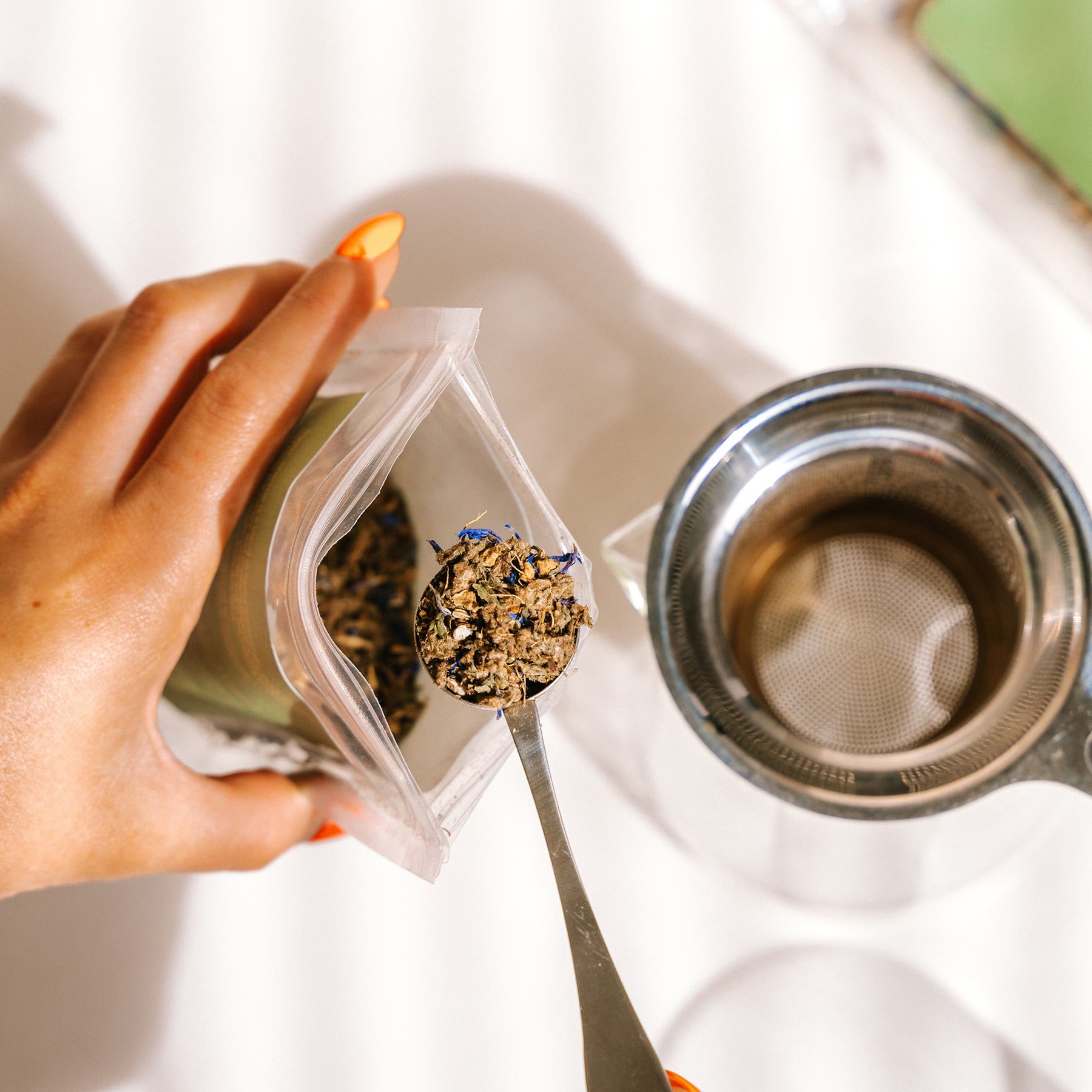 Stainless Steel Tea Stainer with Infuser Lid#N#– Mitchells Nutrition