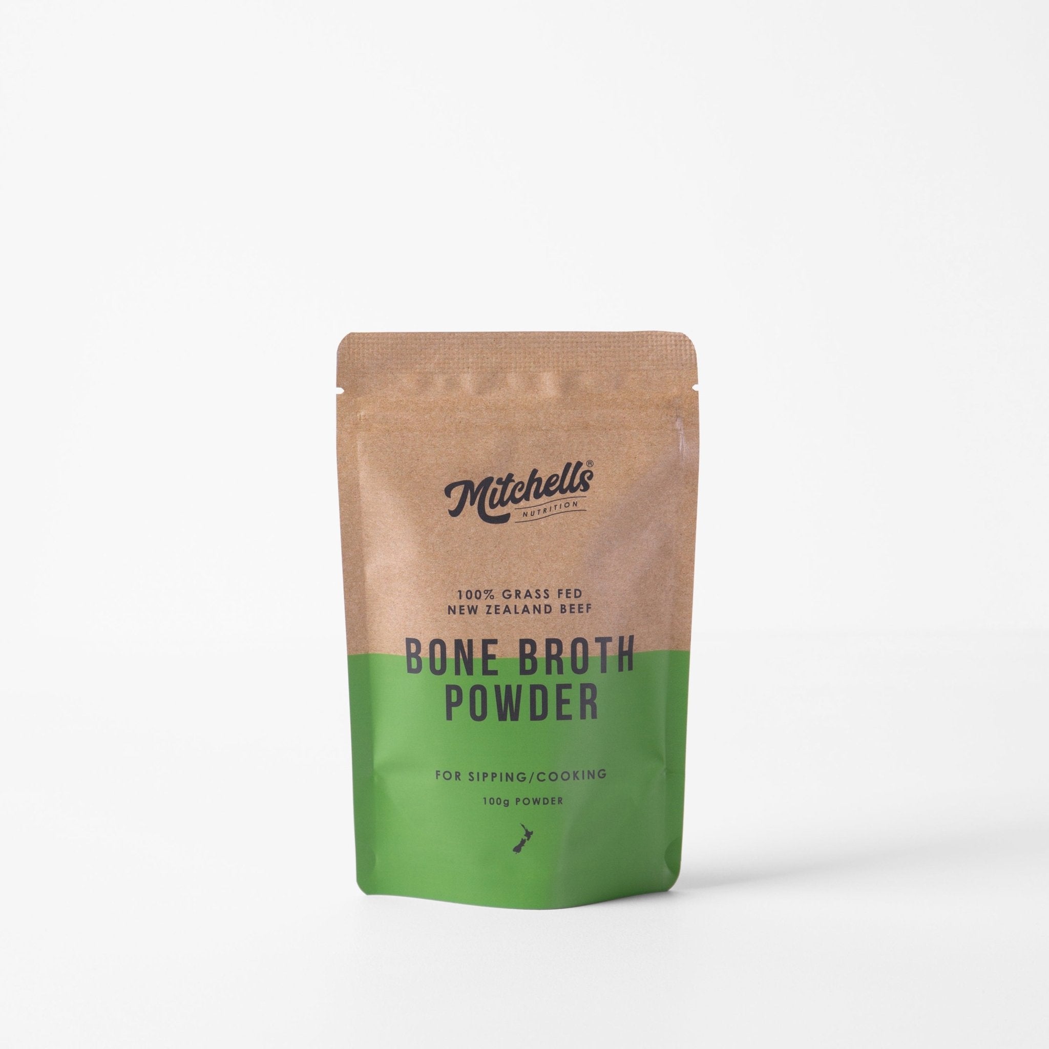 Bone Broth Powder 100g | NZ Bone Broth | Mitchells Nutrition